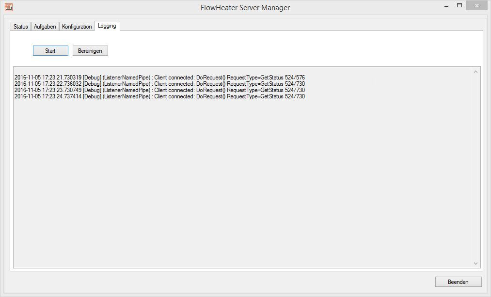 Der FlowHeater Server