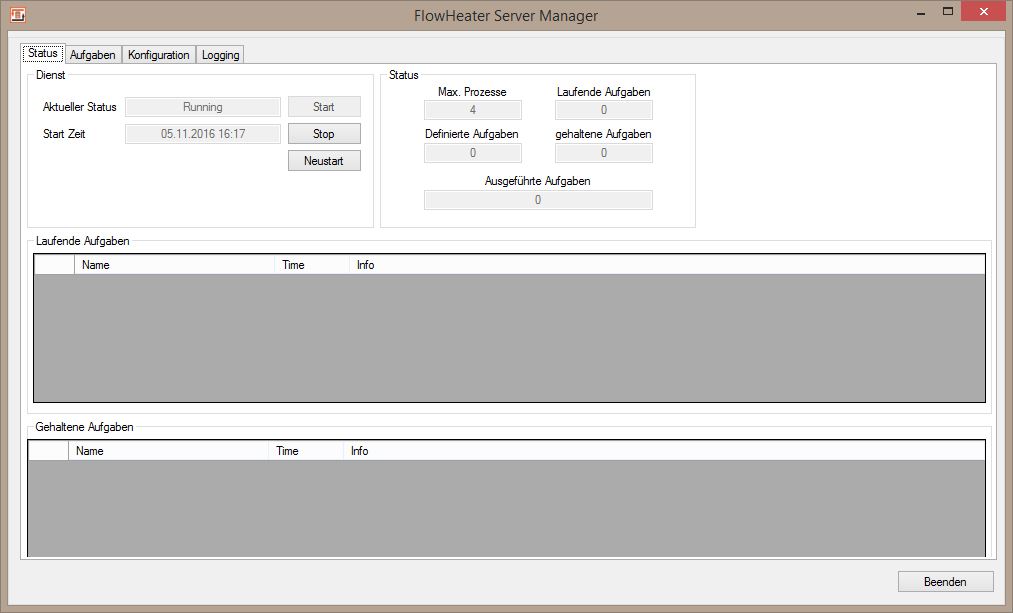 Der FlowHeater Server