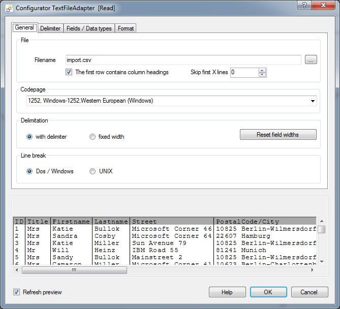 CSV Text File Import Into SQL Server